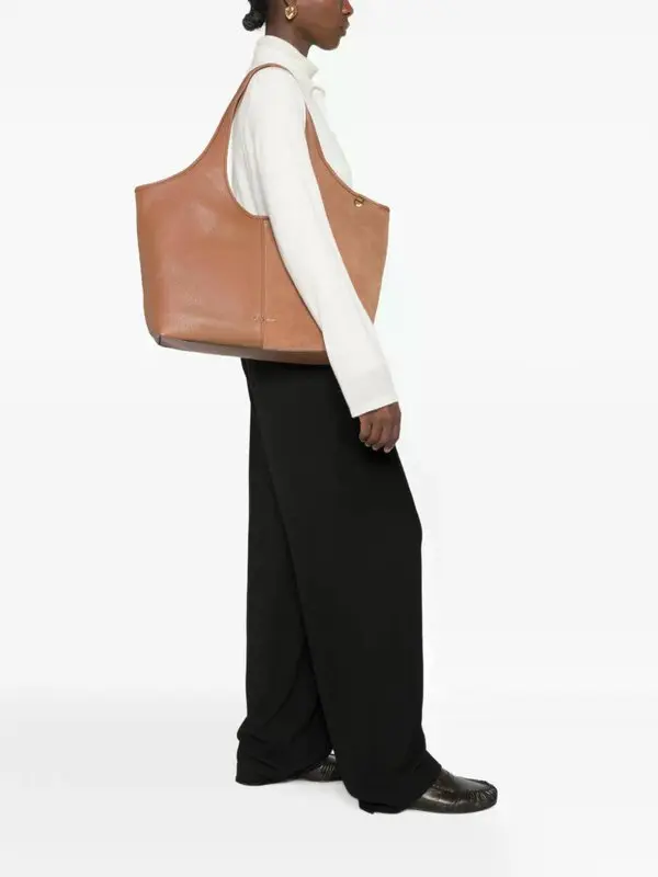 Michael Kors Large Leather Tote Bag - Brown