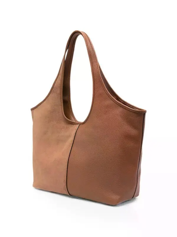 Michael Kors Large Leather Tote Bag - Brown