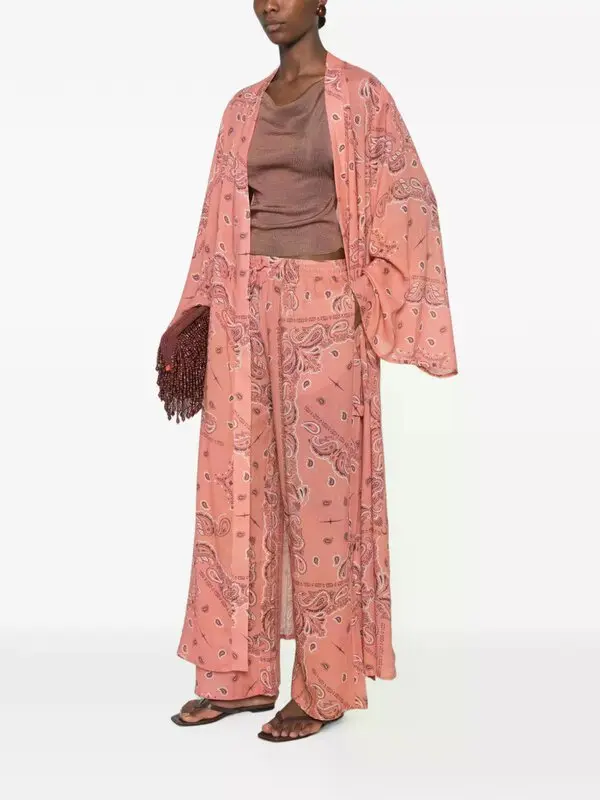 VENUJA Paisley Print Kaftan