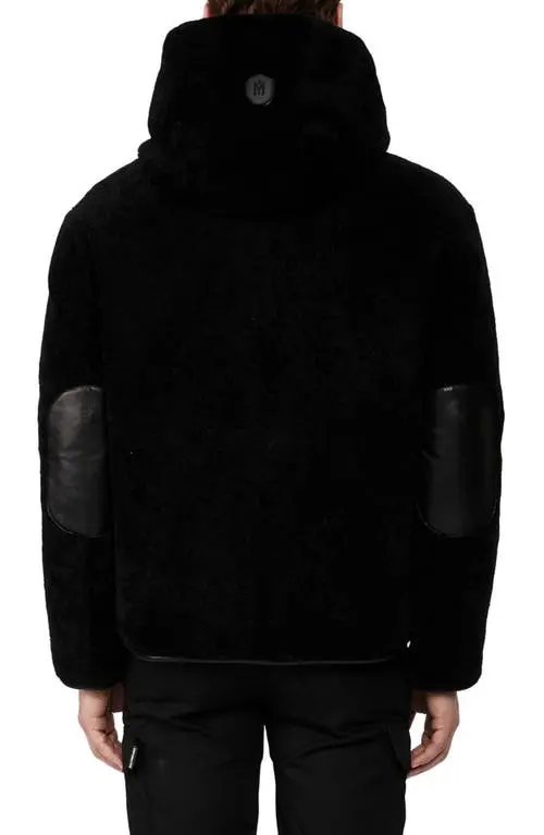 Mackage Bryce Reversible Water Resistant Genuine Shearling Down Coat