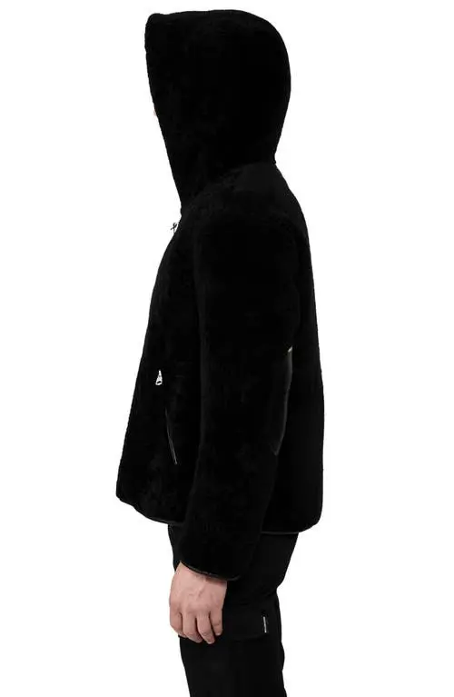 Mackage Bryce Reversible Water Resistant Genuine Shearling Down Coat