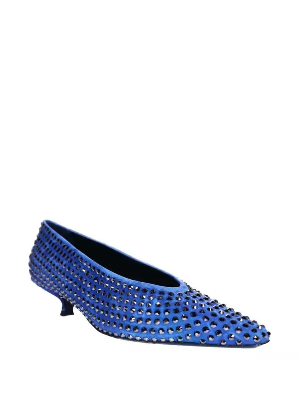 LA ROSE Embellished Ballet Flats