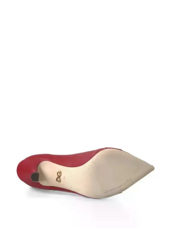 Dolce & Gabbana Quilted Stiletto Pumps - Red