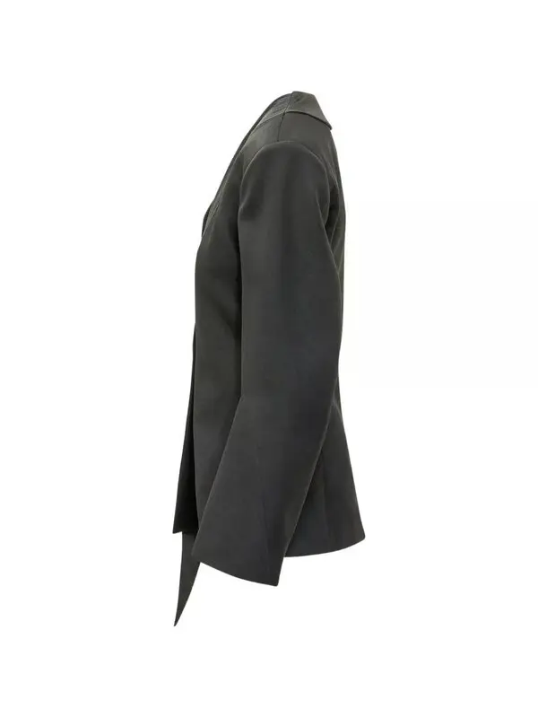 Attico Asymmetrical Scarf Lapel Blazer