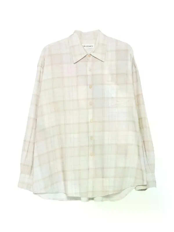 Our Legacy Borrowed Check-print Shirt