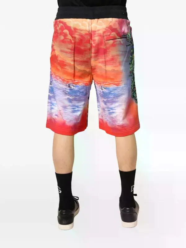 Dolce & Gabbana Graphic Print Bermuda Shorts