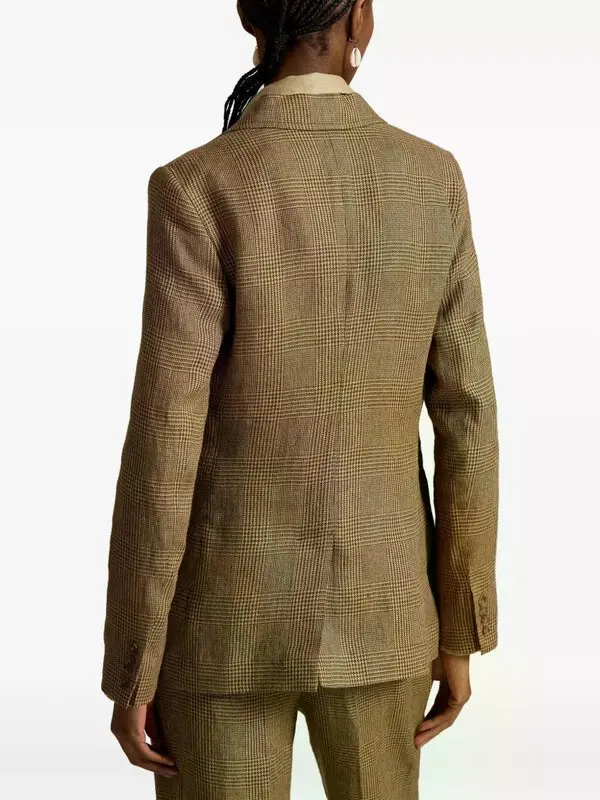 Polo Ralph Lauren Glen Plaid Single-breasted Blazer