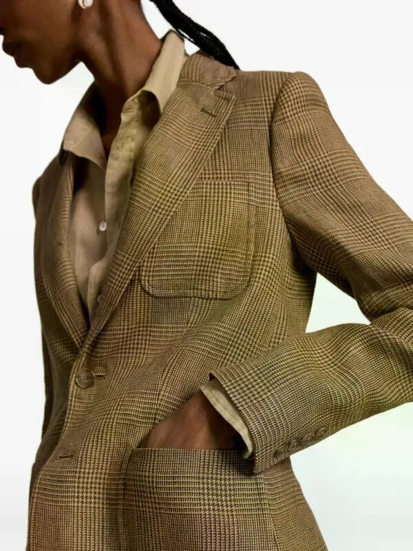 Polo Ralph Lauren Glen Plaid Single-breasted Blazer