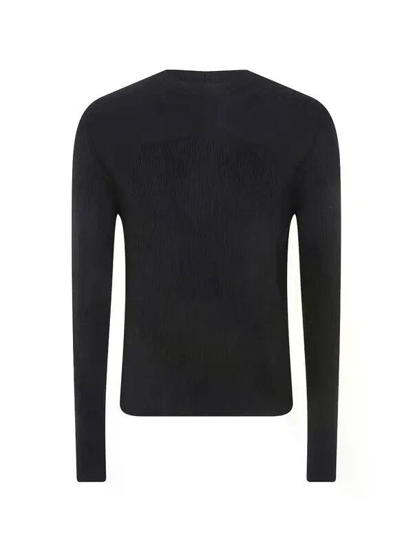 Rick Owens Ribbed Knit Long Sleeve T-shirt