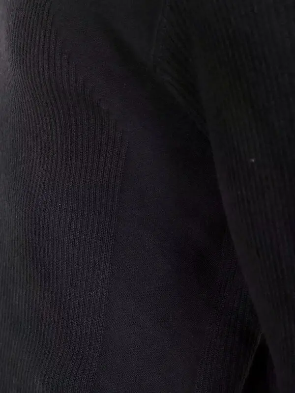 Rick Owens Ribbed Knit Long Sleeve T-shirt