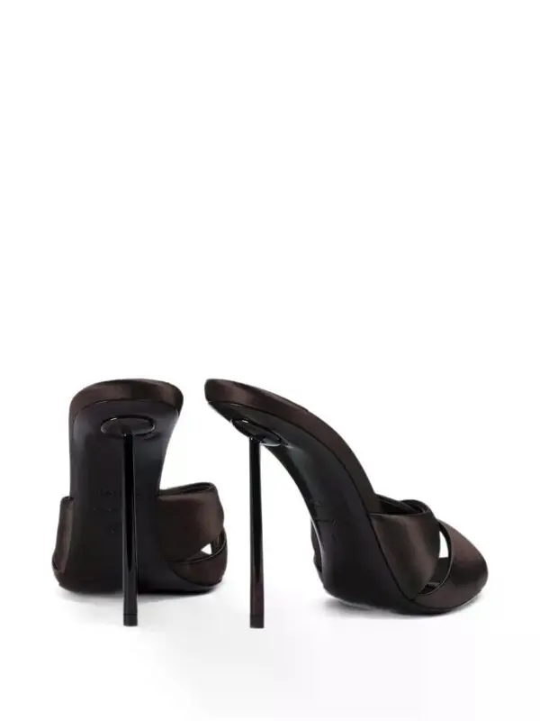 LE SILLA Shirley Satin Sandals - Brown