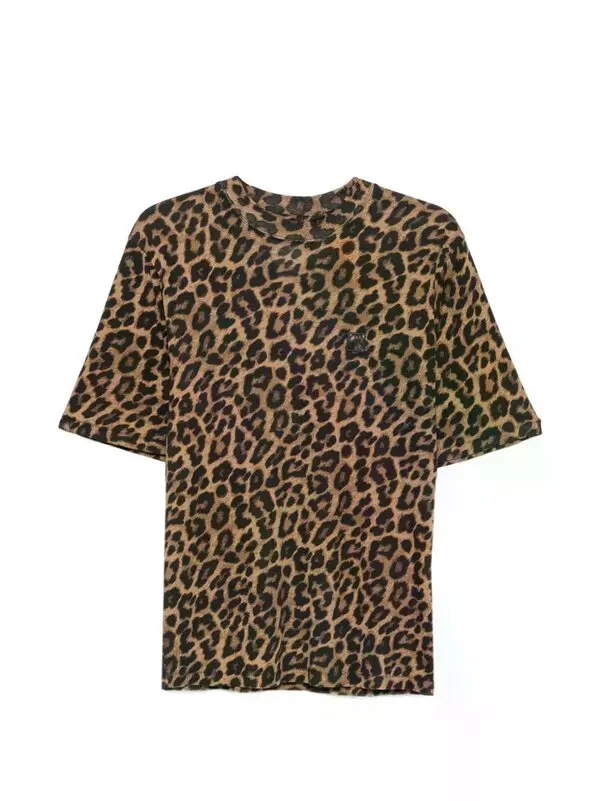 ANINE BING Leopard Print T-shirt