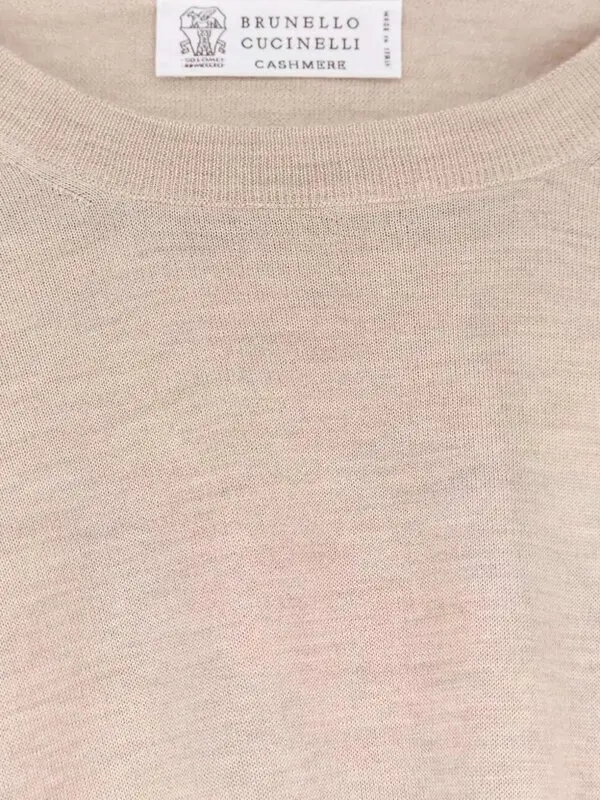 Brunello Cucinelli Crew Neck Cashmere Sweater