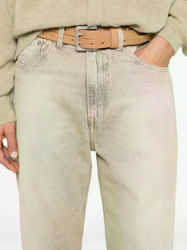 Our Legacy Third Cut Jeans Beige Washed Effect - Neutrals