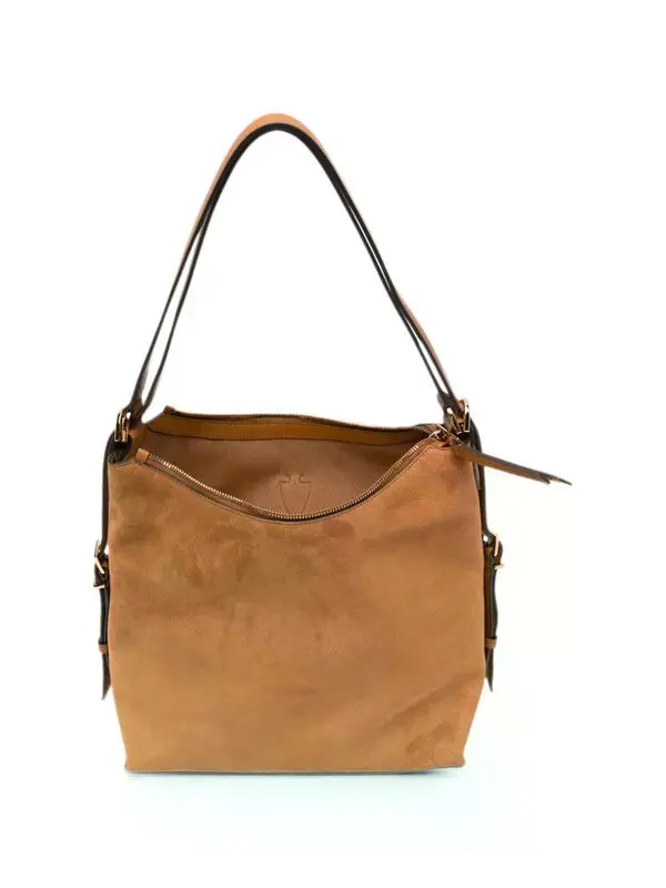 TOD'S T Timeless Suede Shoulder Bag