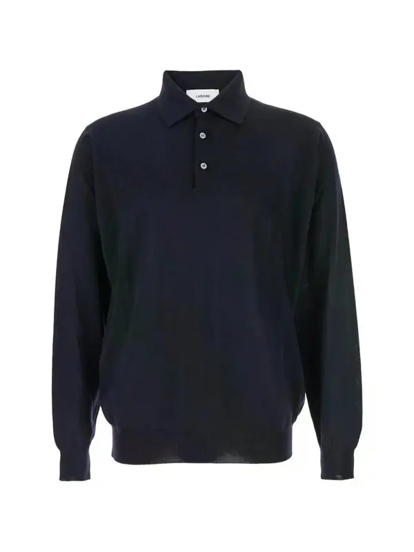 LARDINI Long-sleeve Polo Shirt