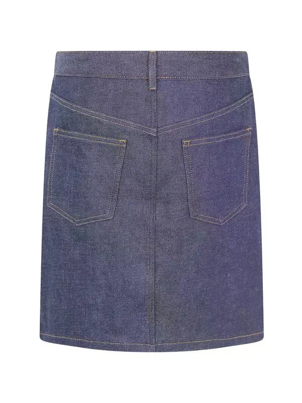 A.p.c. Contrast-stitched Mini Skirt