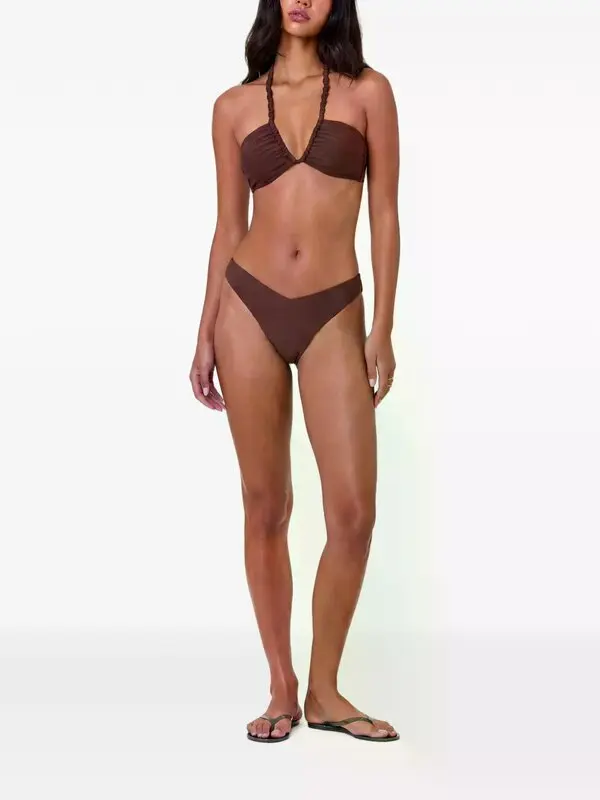 NICHOLAS Tahina Bikini Bottom - Brown