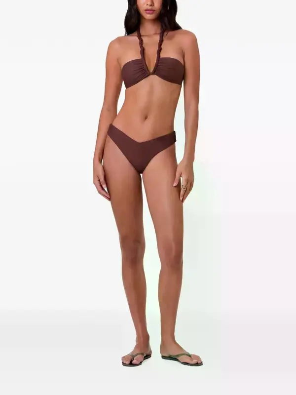 NICHOLAS Tahina Bikini Bottom - Brown