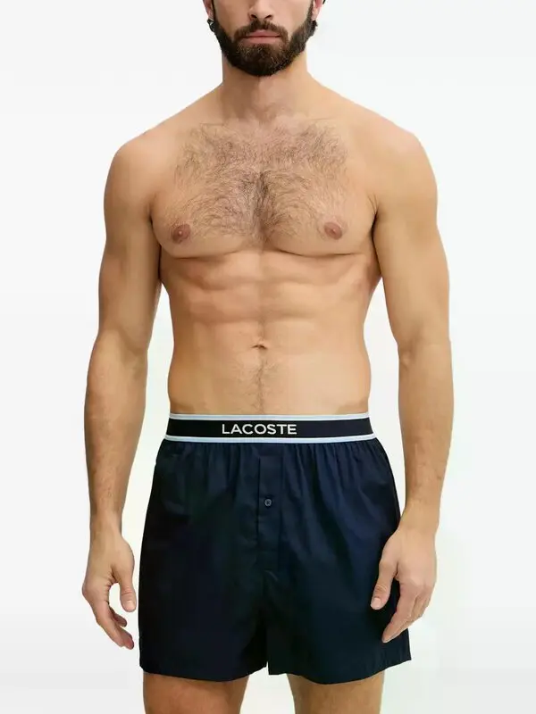 Lacoste Logo-waistband Boxers - Blue
