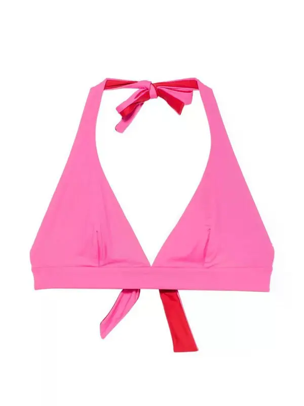 FISICO Reversible Halterneck Bikini Top - Red