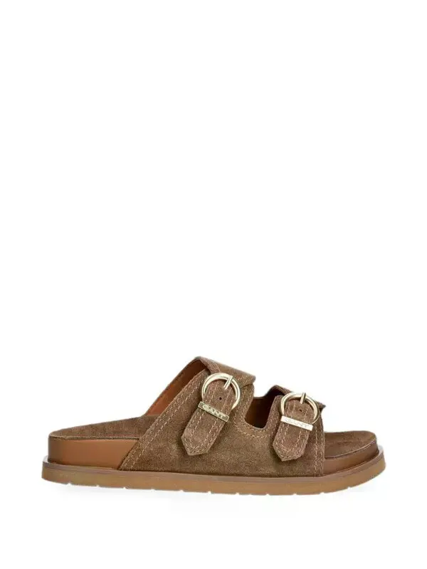 Gant Suede Buckle Slides