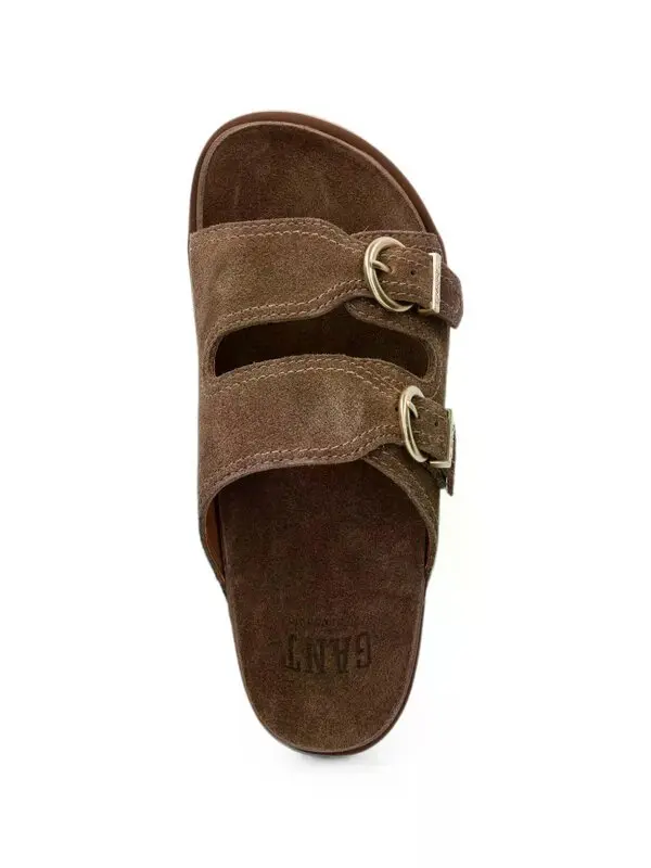 Gant Suede Buckle Slides