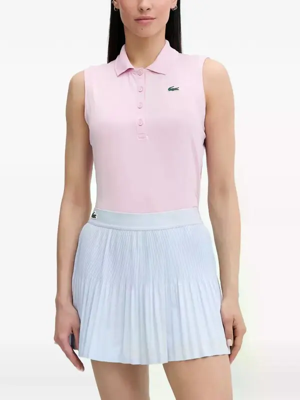 Lacoste Sleeveless Logo Patch Polo Shirt