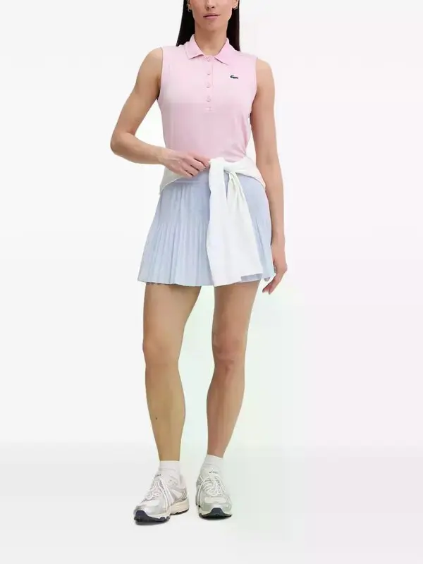 Lacoste Sleeveless Logo Patch Polo Shirt