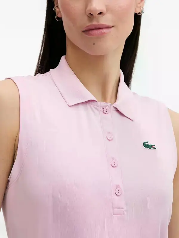 Lacoste Sleeveless Logo Patch Polo Shirt
