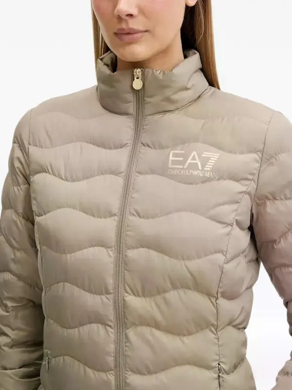 EA7 Quilted Logo Jacket