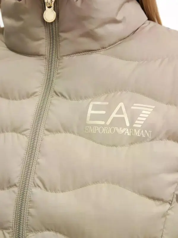 EA7 Quilted Logo Jacket