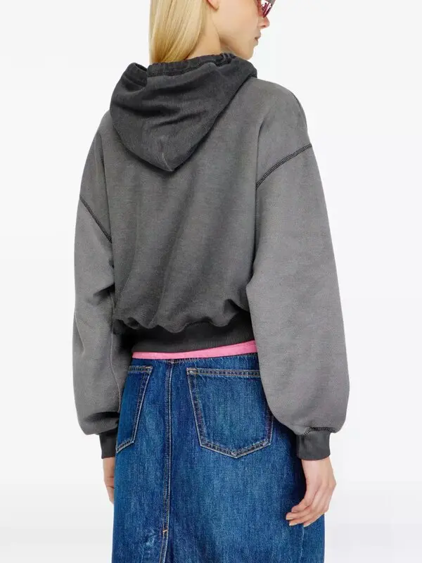 DIESEL® Hoodie With Dévoré Print