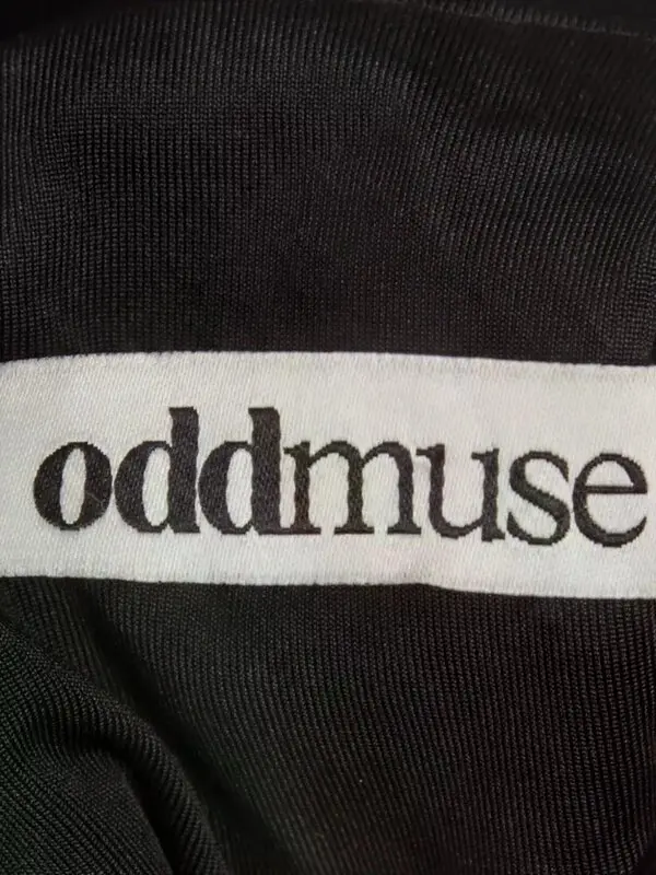 Oddmuse Jersey Knit High Neck Maxi Dress