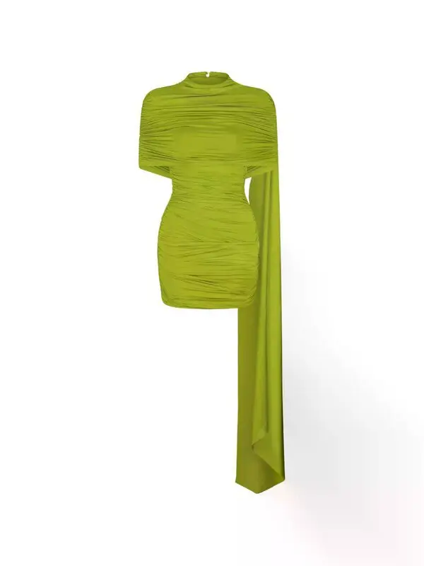 ATOIR Elsie Ruched Draped-panel Mini Dress
