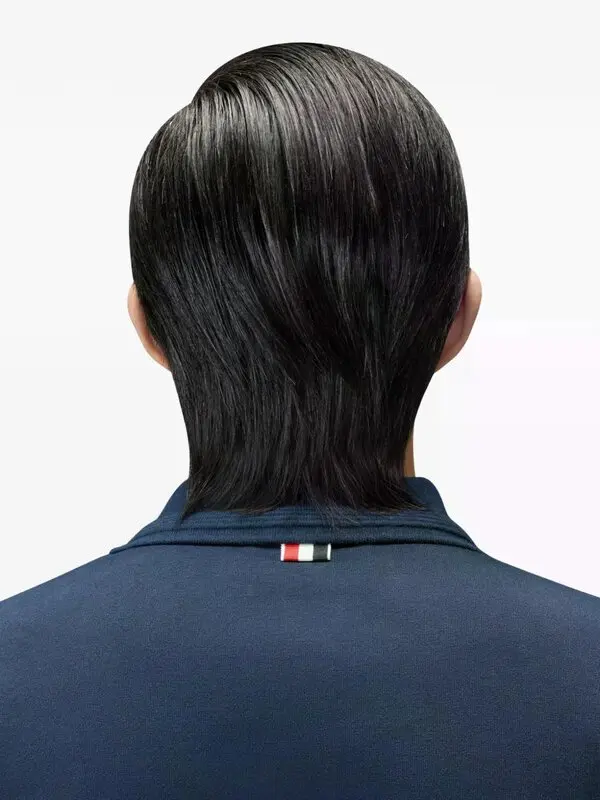 Thom Browne 4-bar Ottoman Polo Shirt - Blue
