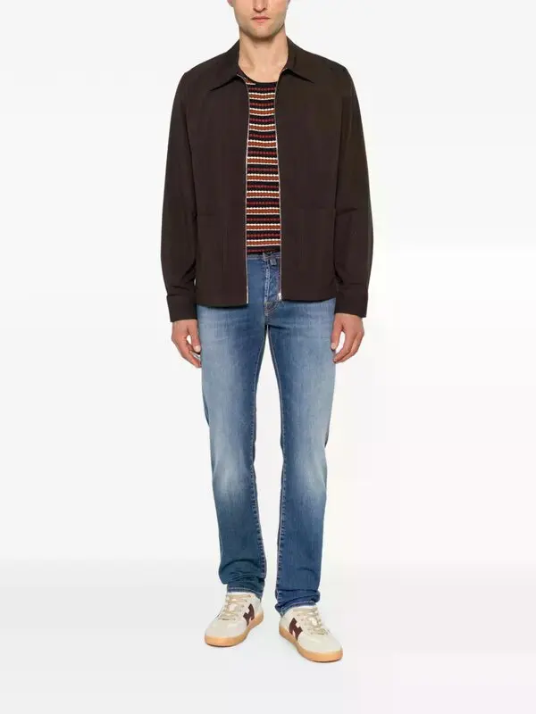 Jacob Cohen Faded Straight-leg Jeans - Blue