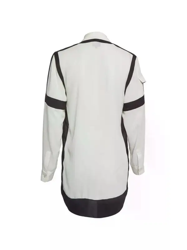 Alexander McQueen Paneled Crepe Button-up Shirt