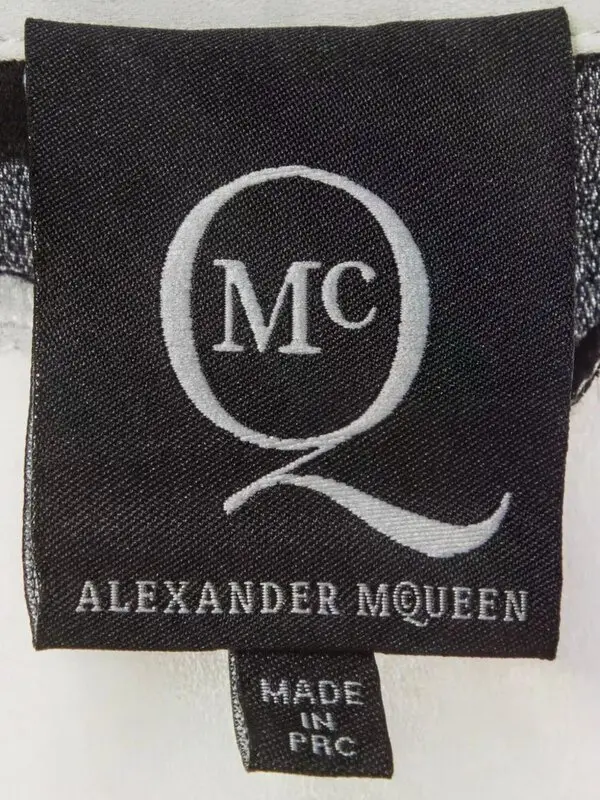 Alexander McQueen Paneled Crepe Button-up Shirt