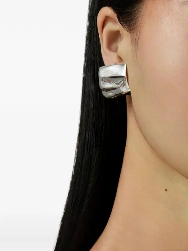 Jenny Bird Sundra Tile Earrings - Silver