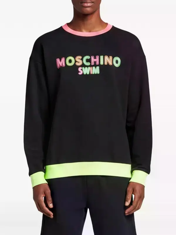 Moschino Print Crewneck Sweatshirt