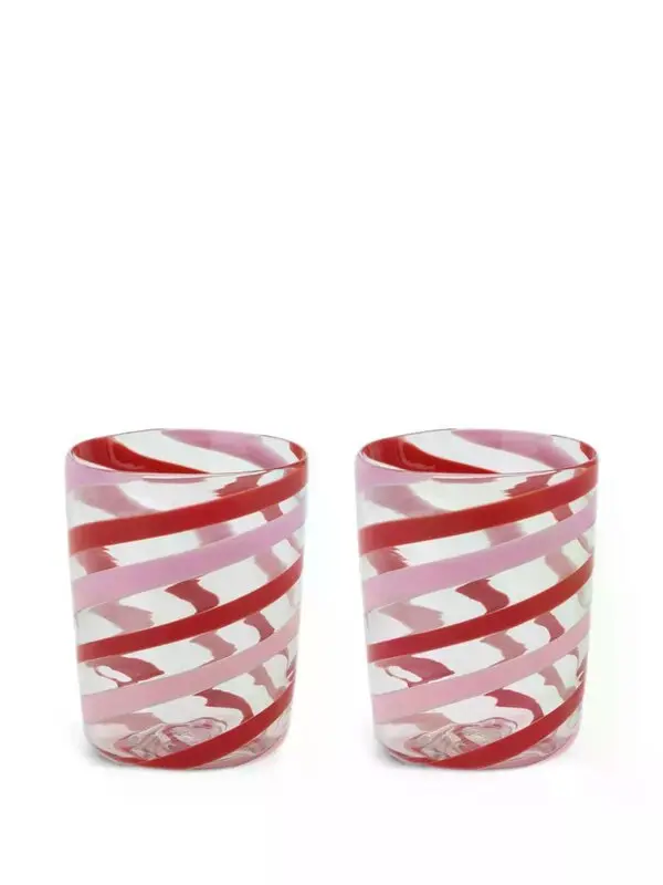 LISA CORTI X Canna Spiral Decorative Glasses - Red