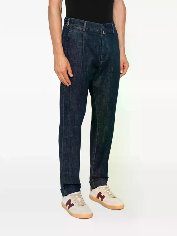 Jacob Cohen Pleated Straight-leg Jeans