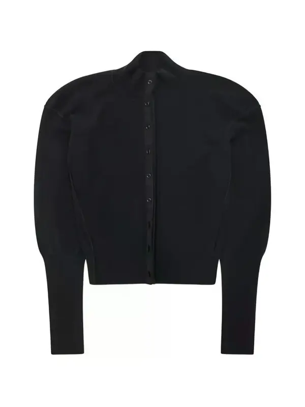 TORISHÉJU High-neck Button-up Cardigan With Long Sleeves