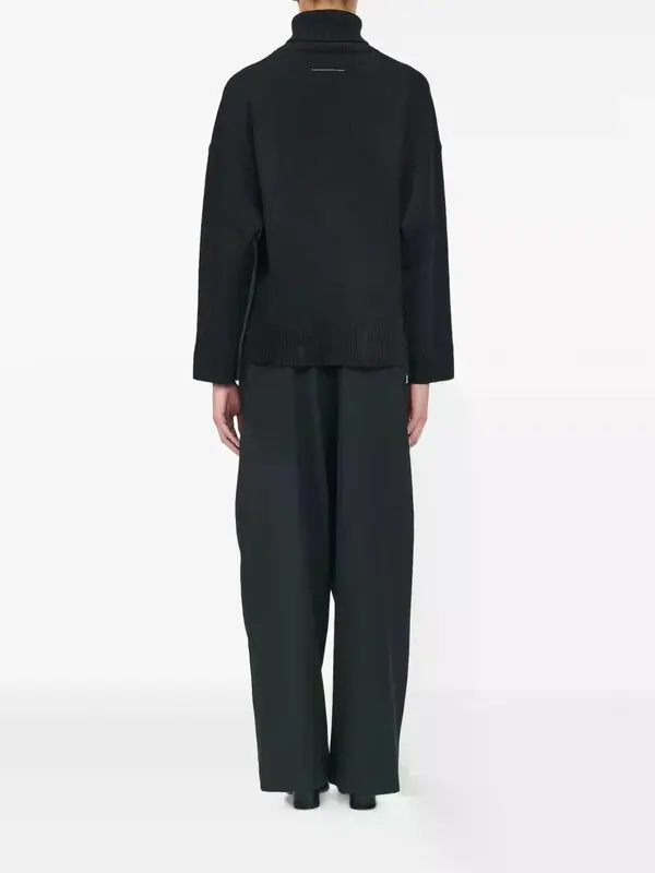 MAISON MARGIELA Color-block Wool Sweater