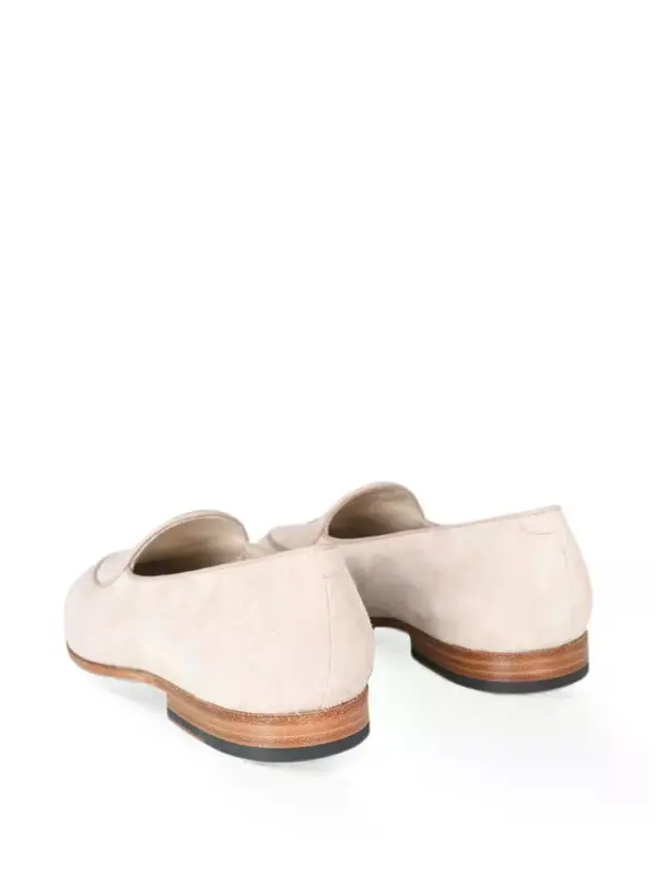 Eleventy Suede Slip-on Loafers