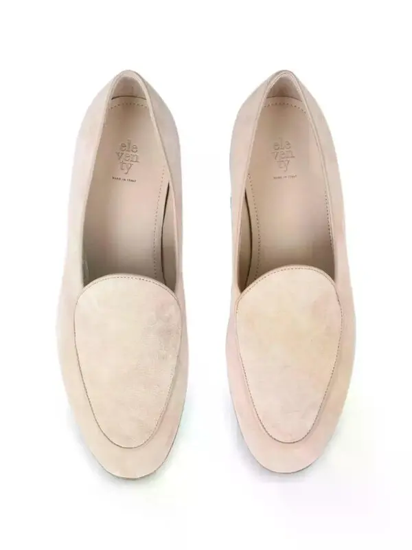 Eleventy Suede Slip-on Loafers