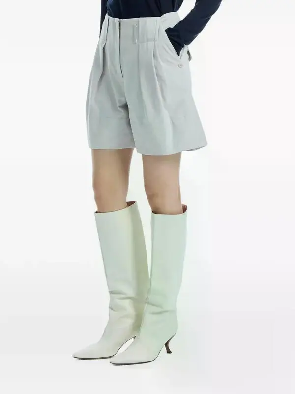 LOW CLASSIC Tuck-point Turn-up Shorts