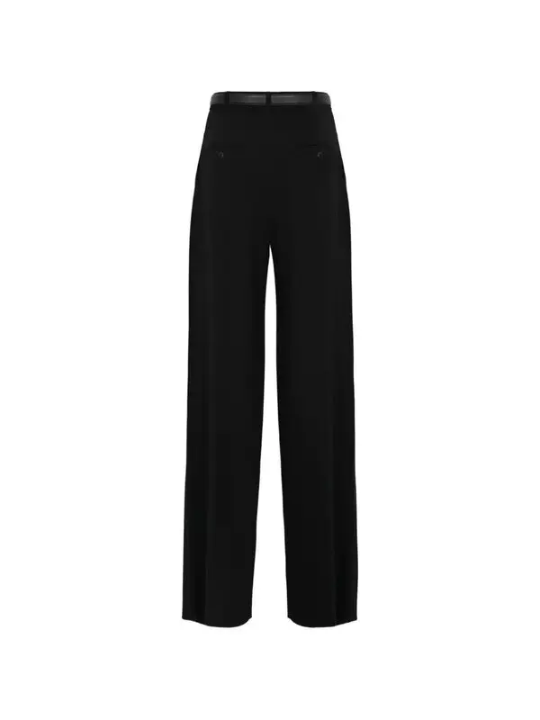 Max Mara Belted Wide-leg High-waisted Trousers