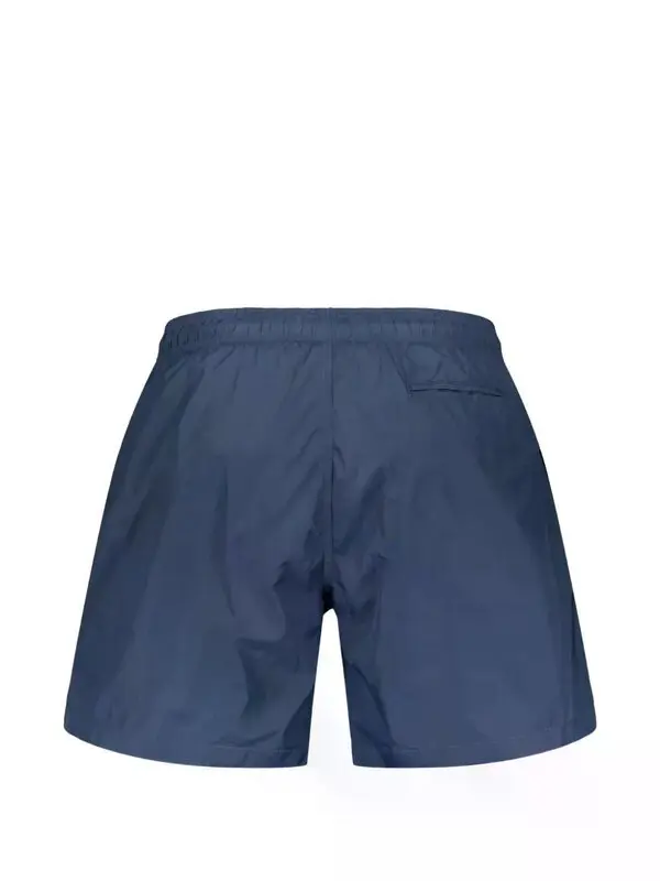 PLEIN SPORT Logo Print Drawstring Swim Shorts - Blue